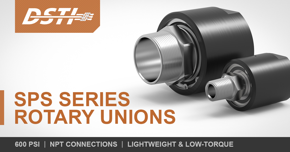 SPS Series 1-Passage Rotary Unions & Joints - DSTI