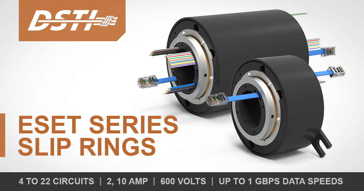 ESET Series Ethernet Slip Rings - DSTI
